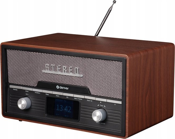 Радио Denver Retro DAB+/FM-радио с CD/BT/USB MDA-525DW [Radio DAB+/FM ...