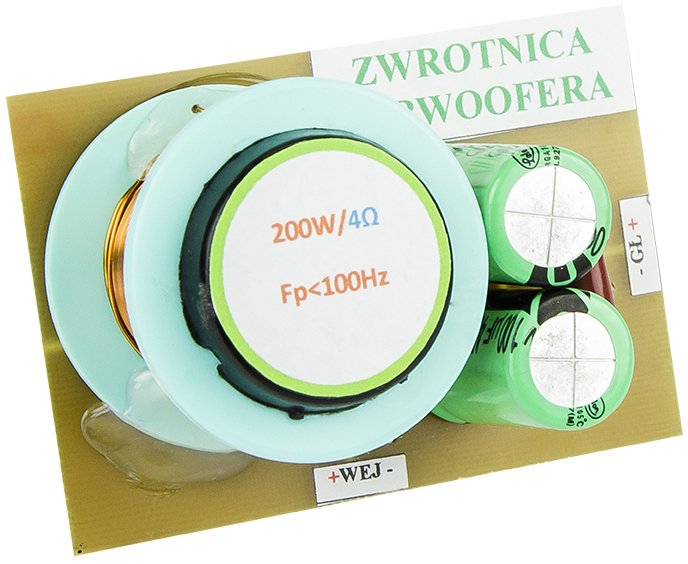 5934# Zemfrekvences skaļruņu krosovers 200w/4ohm [Zwrotnica subwoofera]